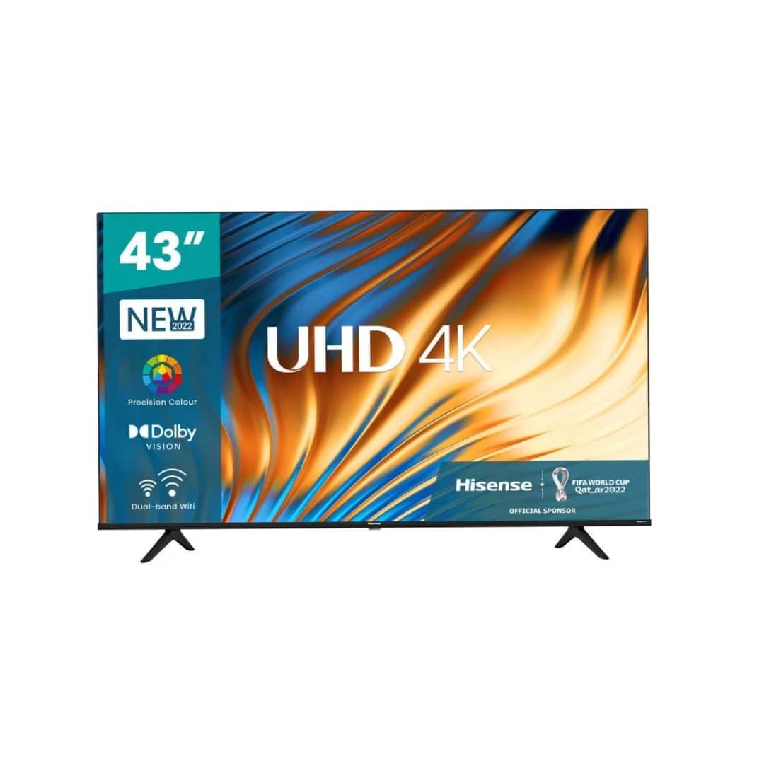Hisense 43 Inch UHD 4K Premium A6 Series Bluetooth Smart TV – Black ...