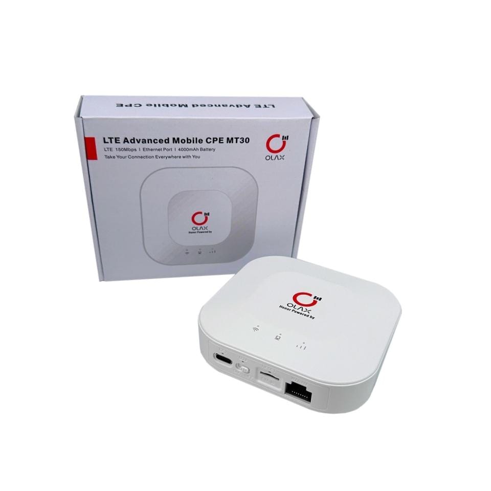 OLAX MT30 Wifi 4G LTE Router 4000mah CPE Pocket Mifi Modem Router ...