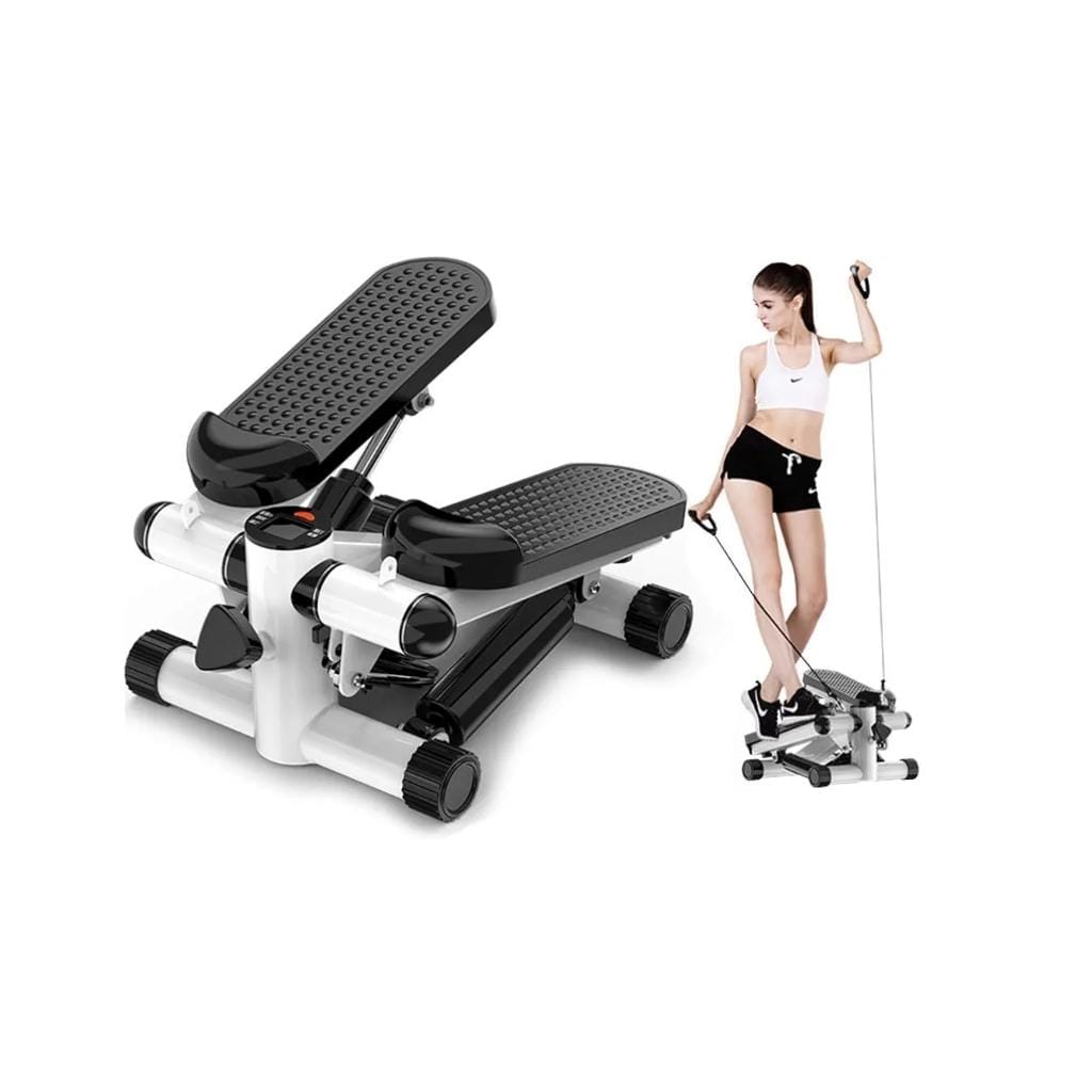 Quality Mini Stepper with Resistance Bands and LCD Display - Fairprice Mall
