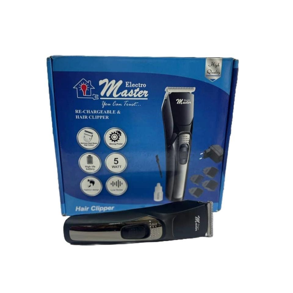 Electro Master Rechargeable Hair Clipper 5w EM-RHC-1562 - Fairprice Mall