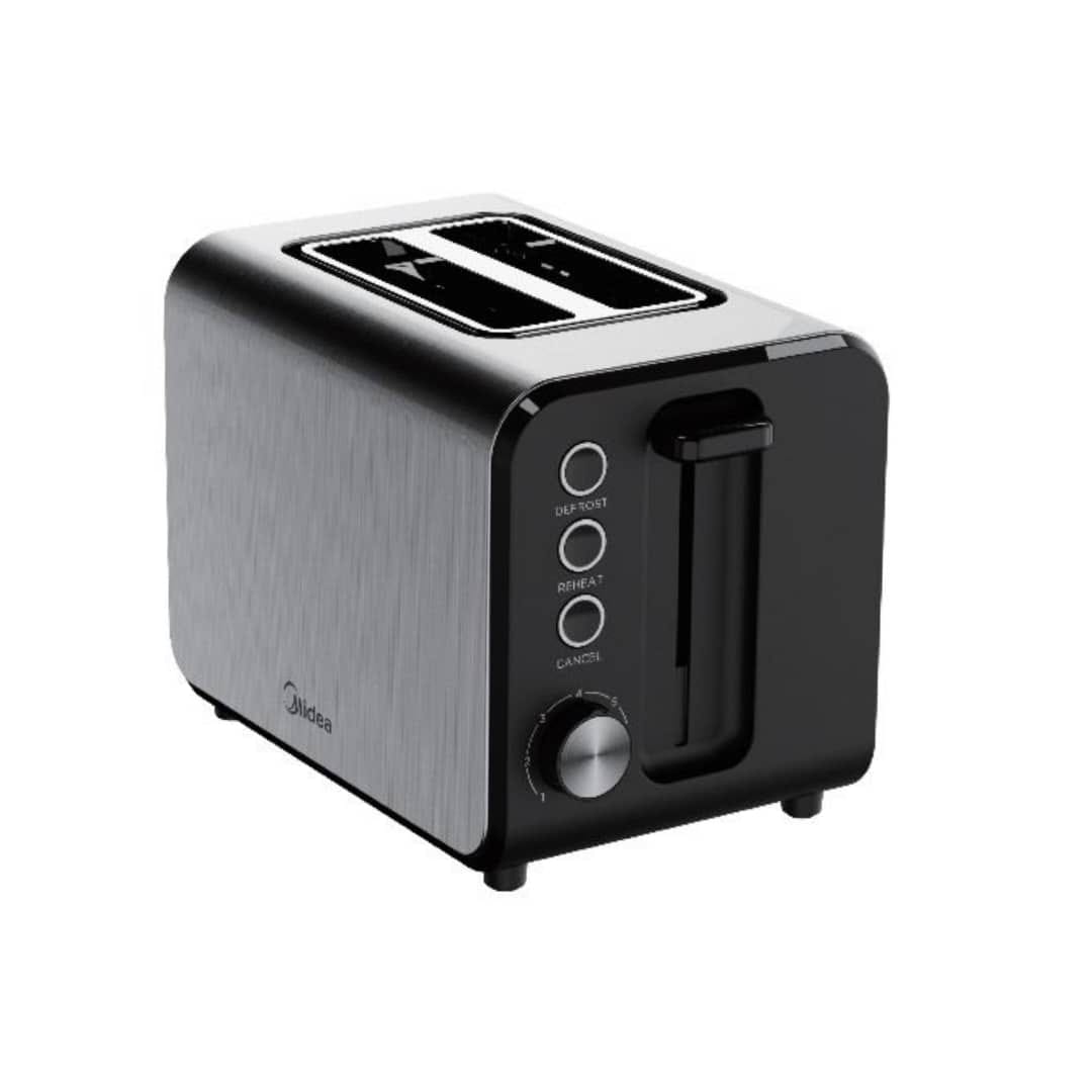 Midea 2-Slice Bread Toaster MT-RW2L20W – 7 Browning Levels, Defrost ...
