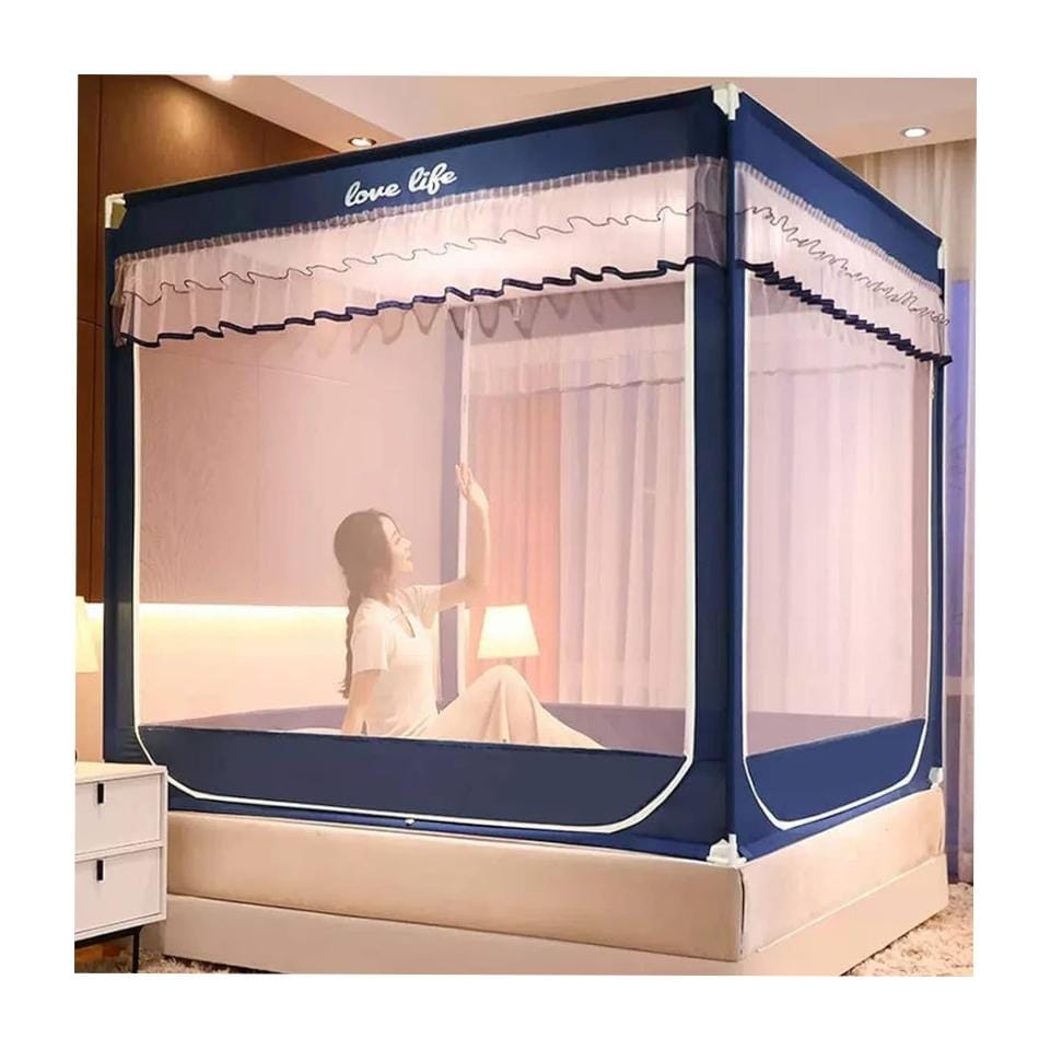 Canopy Tent Mosquito Net – Pop-Up Mosquito Net Tent with Bottom (5x6 ft ...