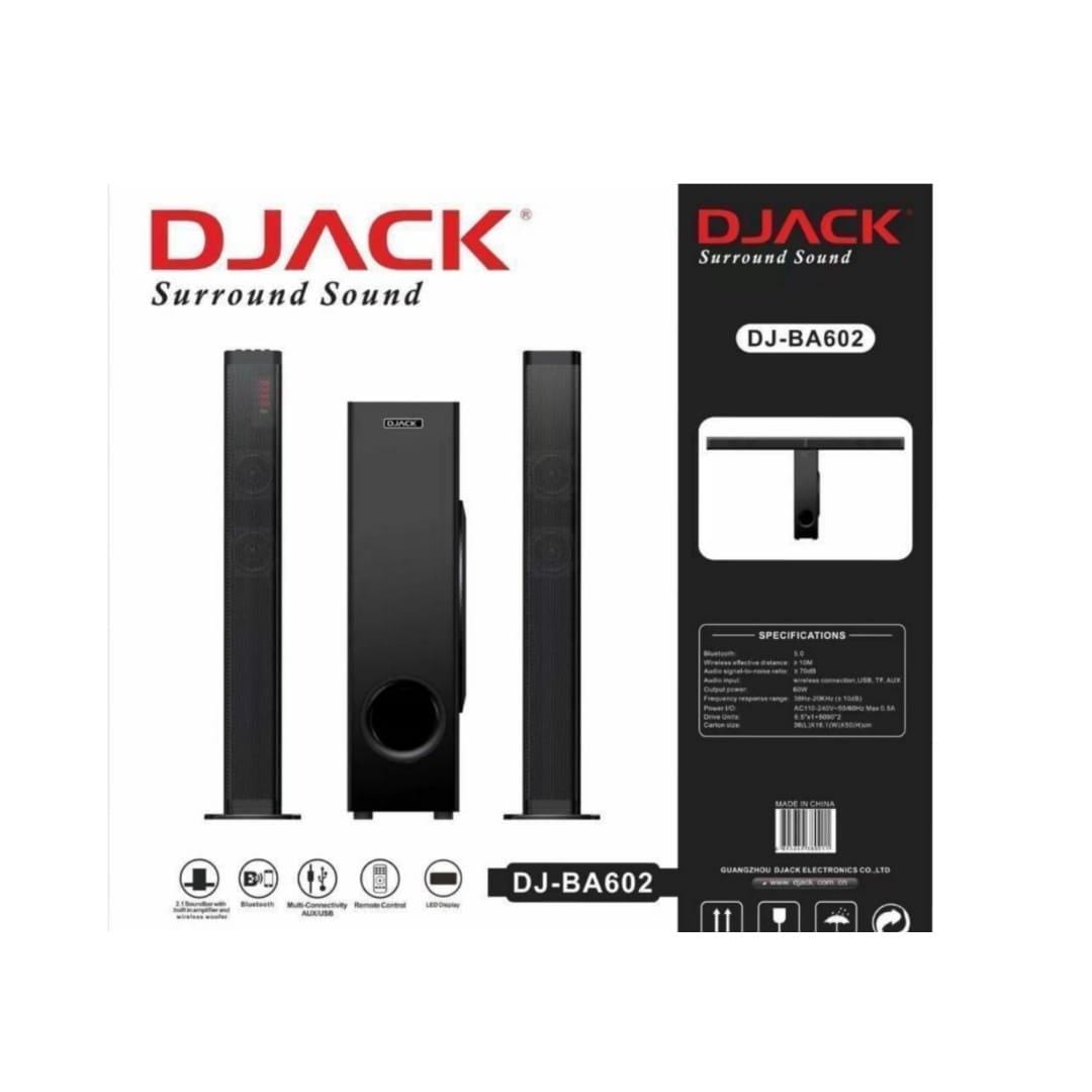 DJACK DJ-BA602 60W Bluetooth Sound Bar With Remote Control - Fairprice Mall