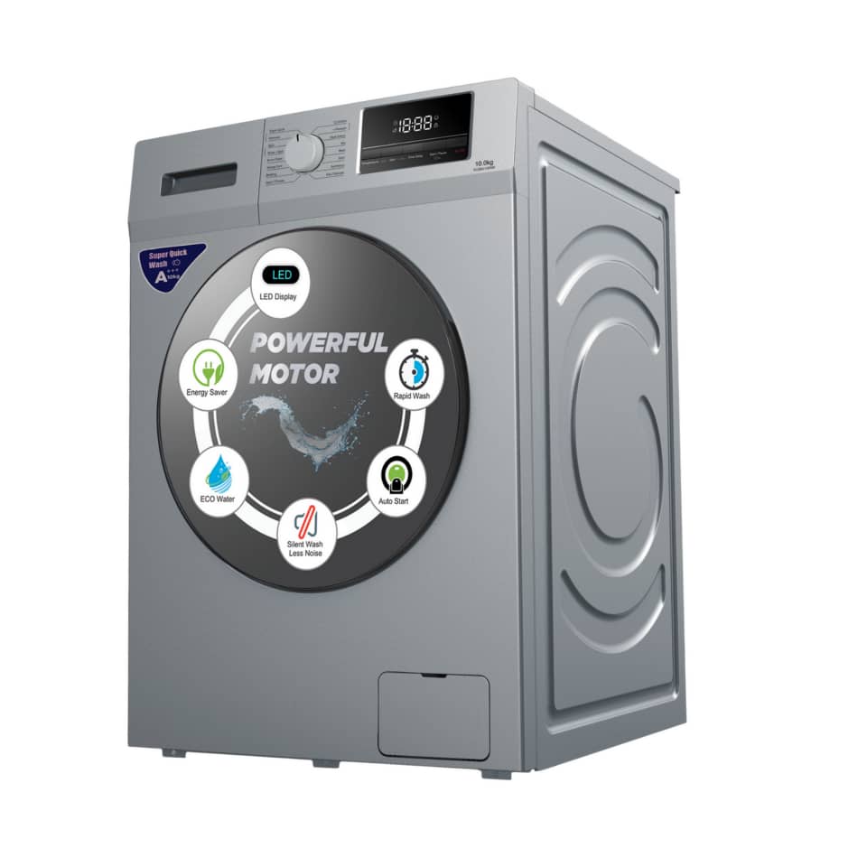 SPJ 10kg Front Load Fully Automatic Washing Machine – 1200 RPM, Eco ...
