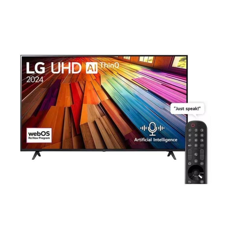 LG UT80 75-Inch 4K UHD Smart TV (2024) – HDR10 Pro, α5 Gen7 AI ...