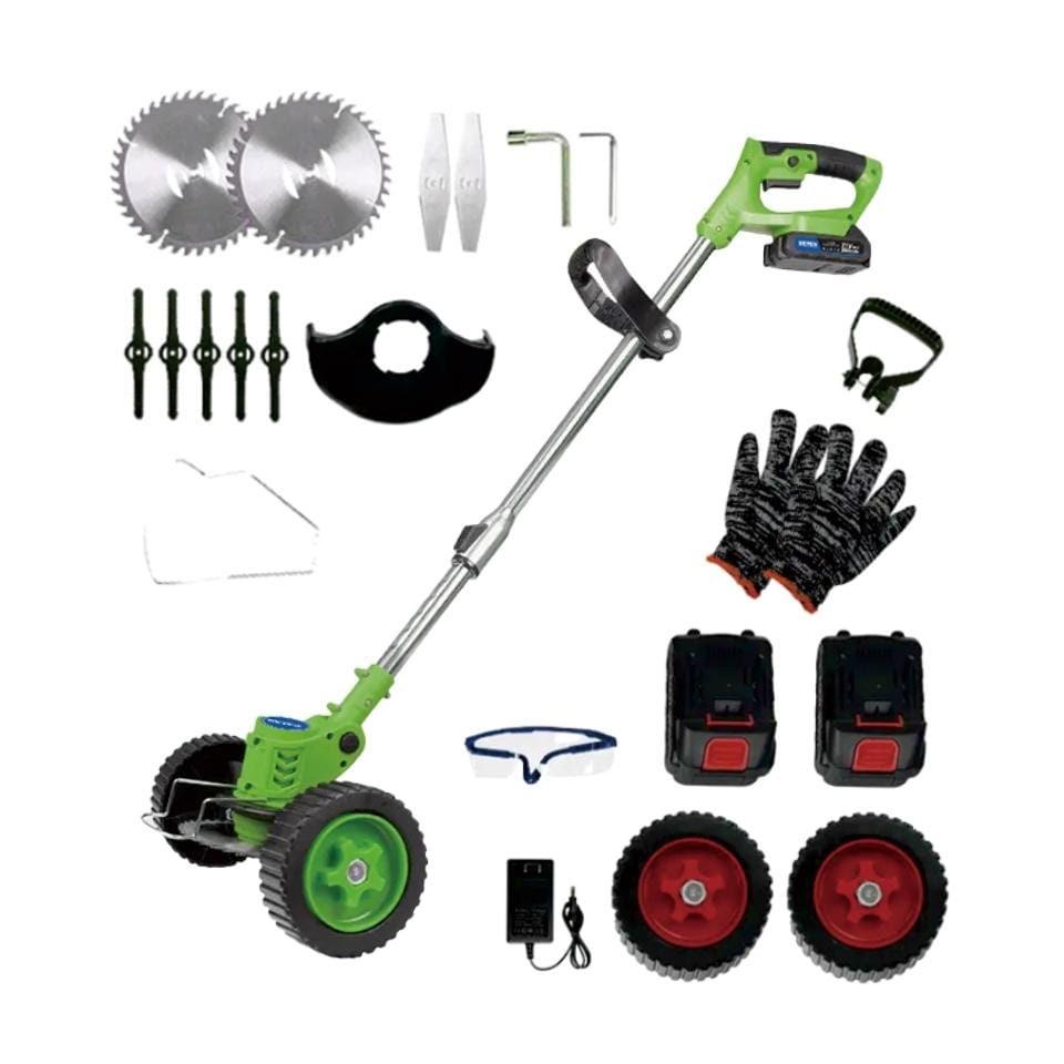 Rechargeable Cordless Grass Cutter, Lawn Mower & Brush Cutter with ...