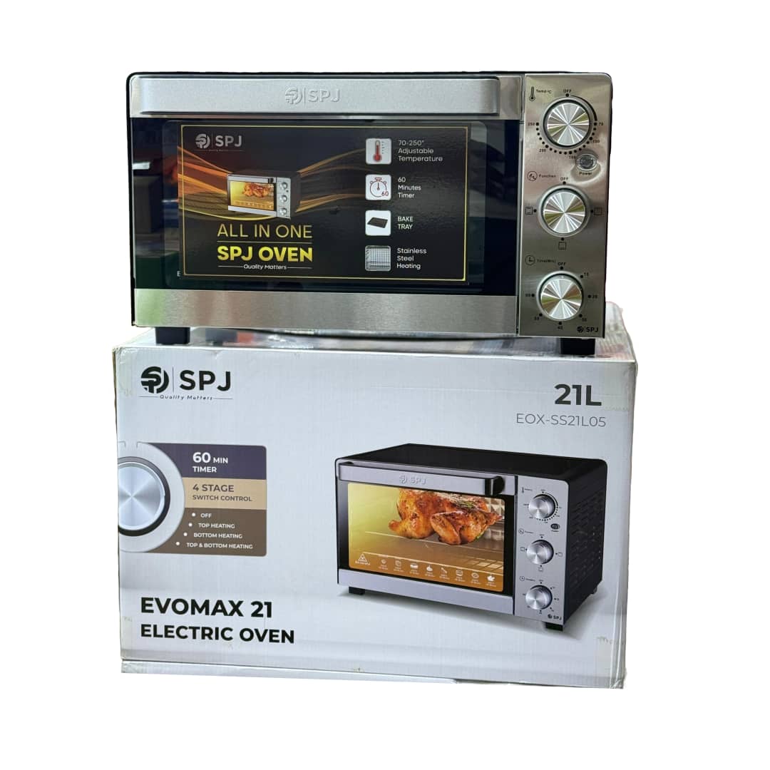 SPJ Evomax 21L Electric Mini Oven – 60-Min Timer, 4 Heating Modes ...