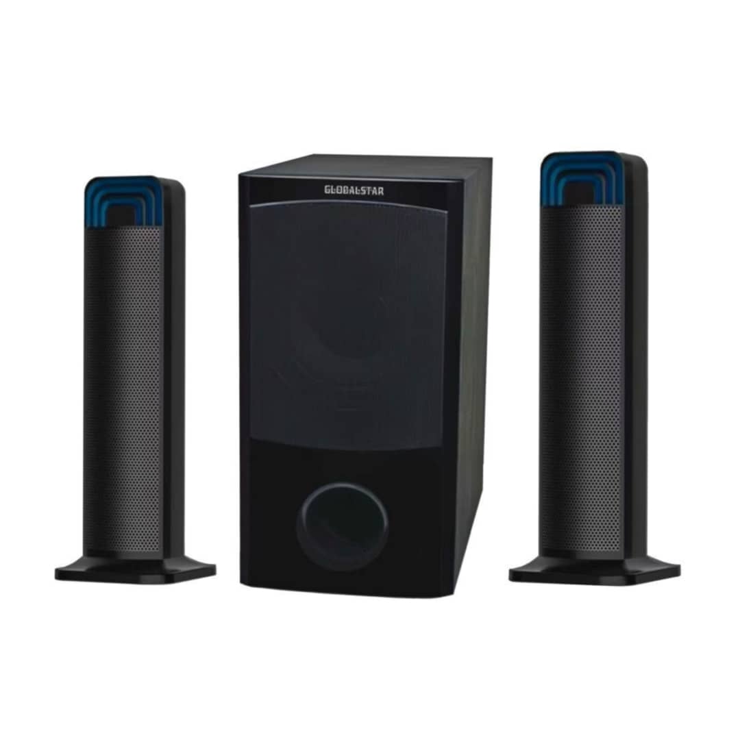Globalstar GS-002 2.1 Multimedia Speaker System – Bluetooth, USB, FM ...