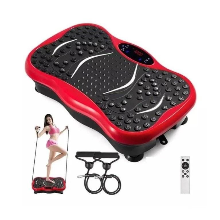Vibration Plate Full Body Exercise Machine with Resistance Bands ...