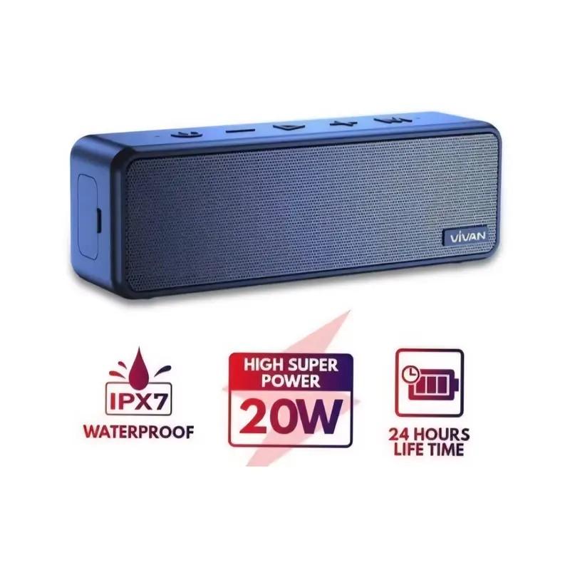 Vivan VS20 24H Ultra Bass 20W Waterproof IPX7 Portable Bluetooth ...