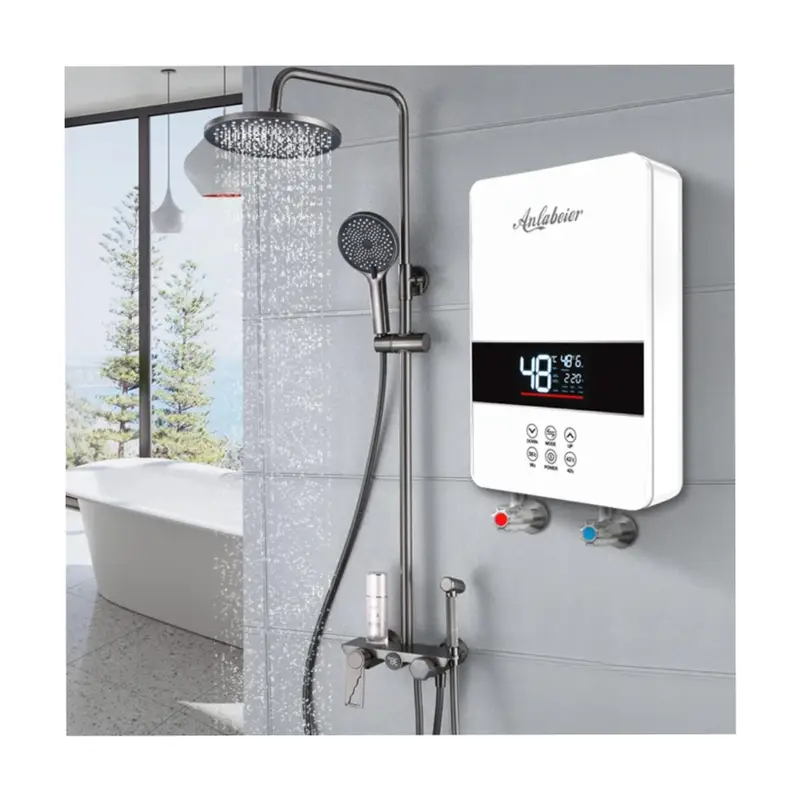 Anlabeier SG02 Smart Digital Instant Tankless Water Heater – 6000W ...