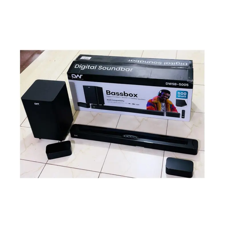 Digiwave DWSB-5005 500W Digital Sound Bar Home Theater System with ...