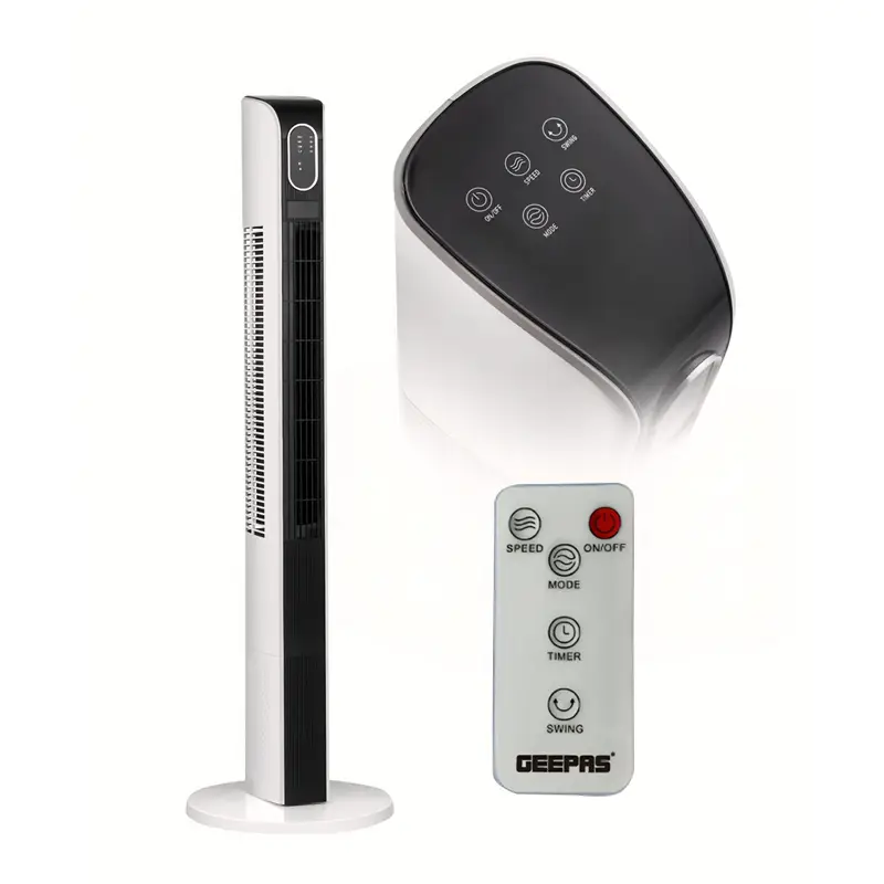 Geepas GF21167N Digital Tower Fan with Remote Control - Fairprice Mall