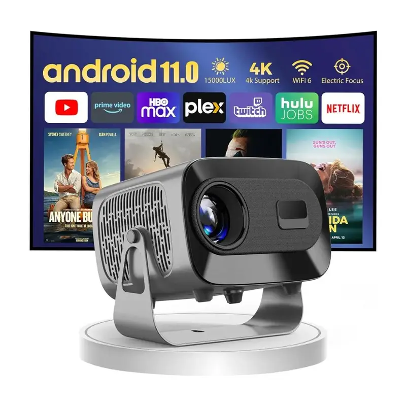 A10 Plus Smart Mini Projector – Android 11, Wi-Fi 6, Bluetooth 5.2 ...