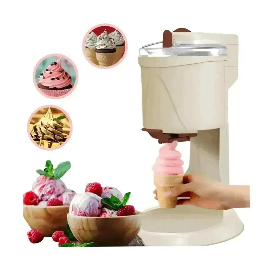 RAF R.0901Y Automatic Ice Cream Machine 1litre Compact One-Touch ...
