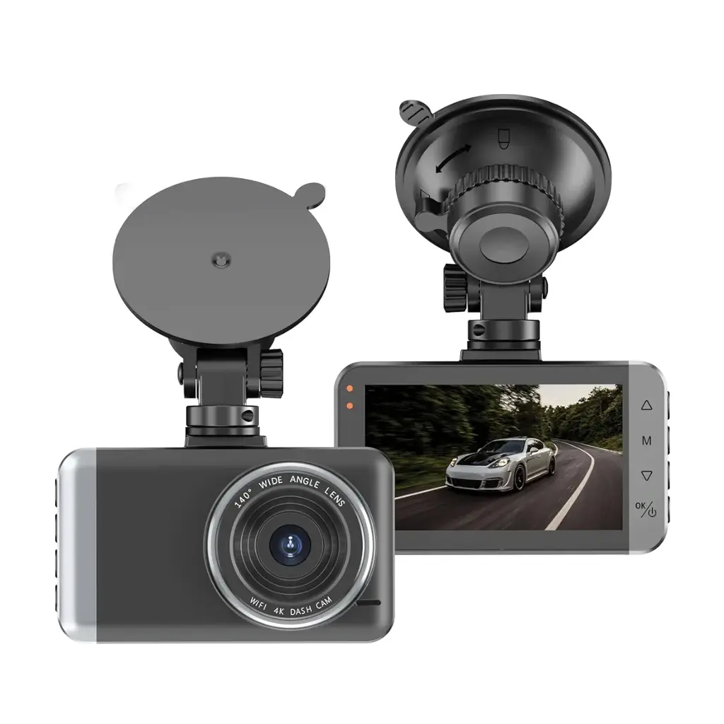 Green Lion Dash Cam Pro Front & Rear 4K + 1080P, 3” IPS Display, WiFi ...